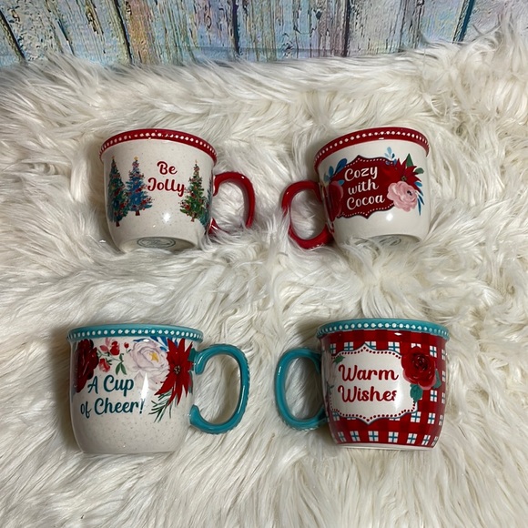 The Pioneer Woman | Kitchen | The Pioneer Woman Wishful Winter Mug Set ...